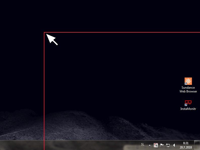 How to prevent the cursor from going beyond a certain part of the screen