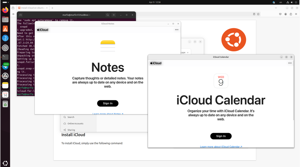 How to Add iCloud on Linux