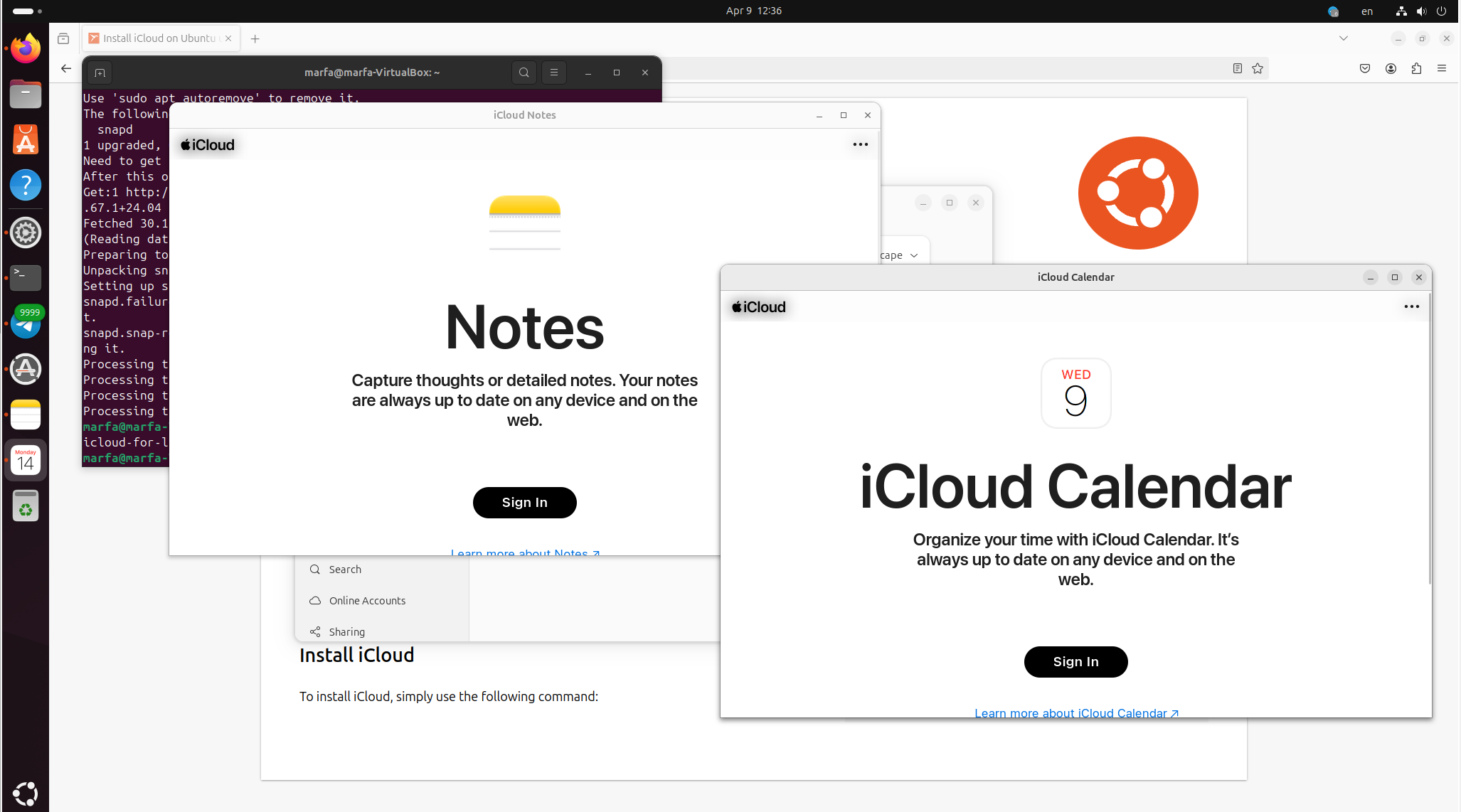 How to Add iCloud on Linux
