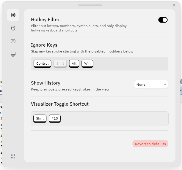How to Visualize Keystrokes on Windows